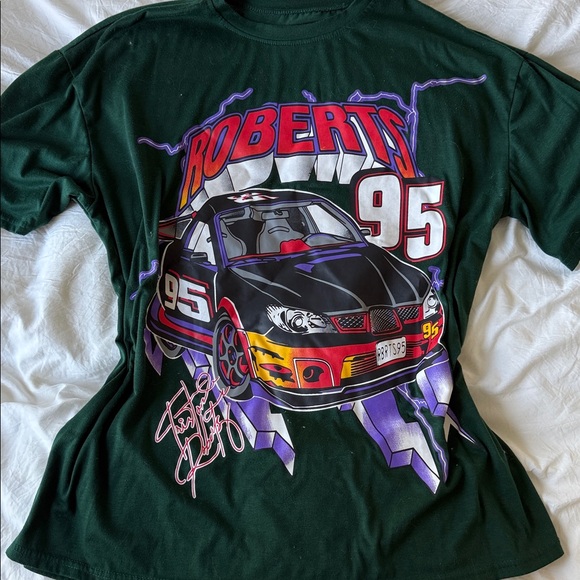 Tops | Graphic Racing Tshirt With Car Design | Poshmark